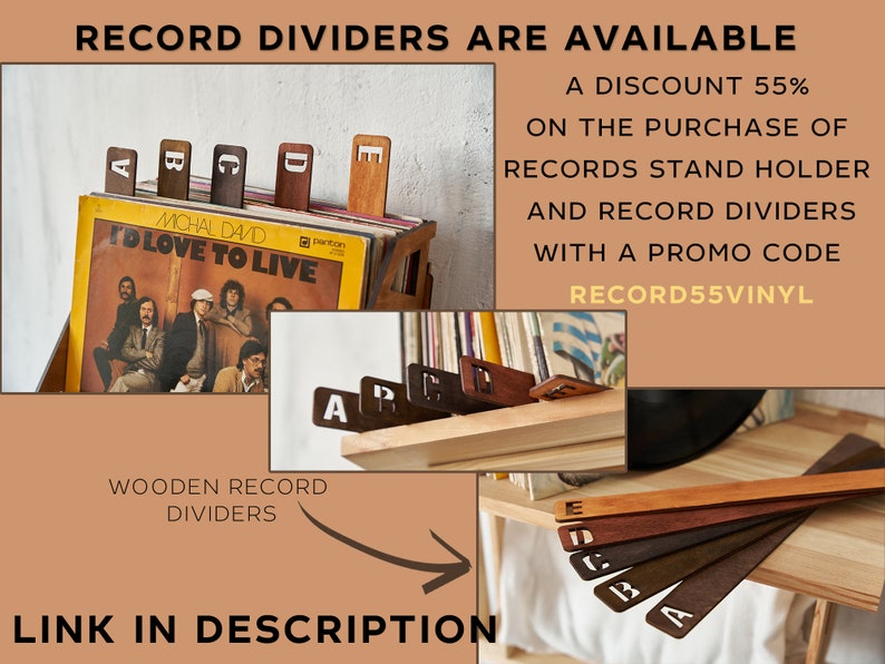 LP Record Genre Separators, Vinyl Music Dividers, Genre Dividers for ...