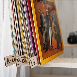 Vinyl Record Divider Record Dividers Handmade Vinyl Record - Etsy