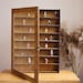 Led Wood Display Case Display Cabinet Case for Figures With - Etsy