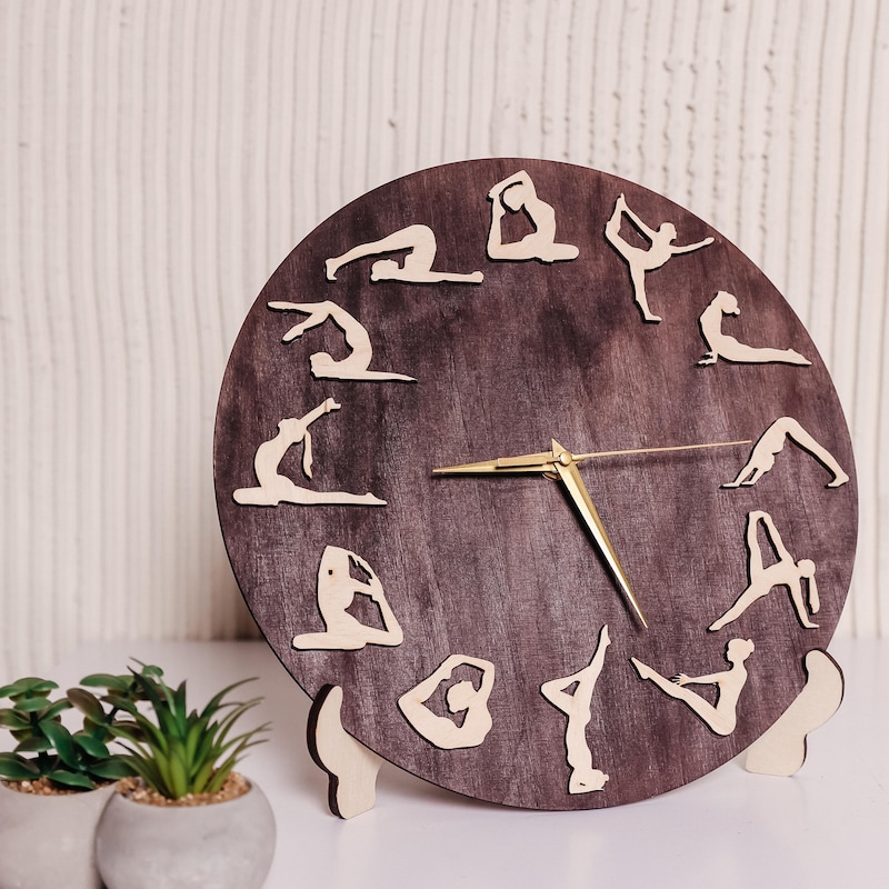 Clock Wall Pilates - Etsy UK