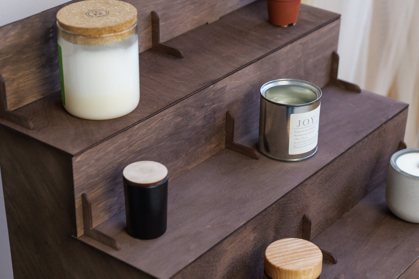 Market Showcase, Wood Display Stand, Portable Retail Display Stand ...