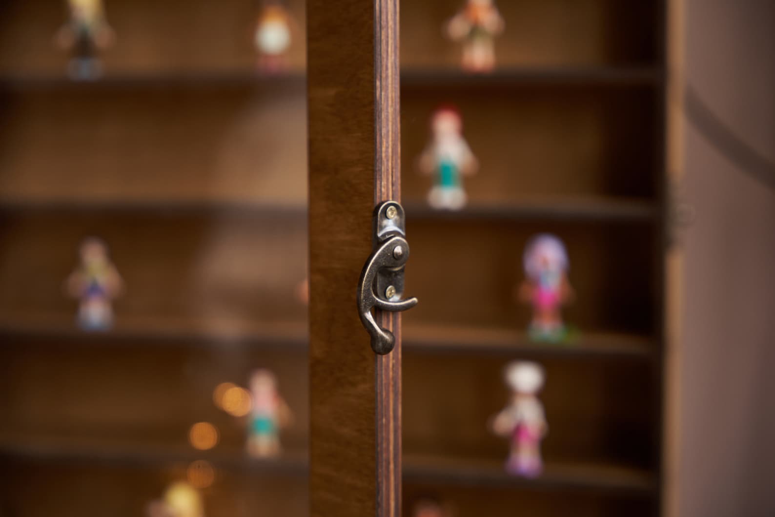 Wood Display Case With Led Display Shelves Display Cabinet - Etsy