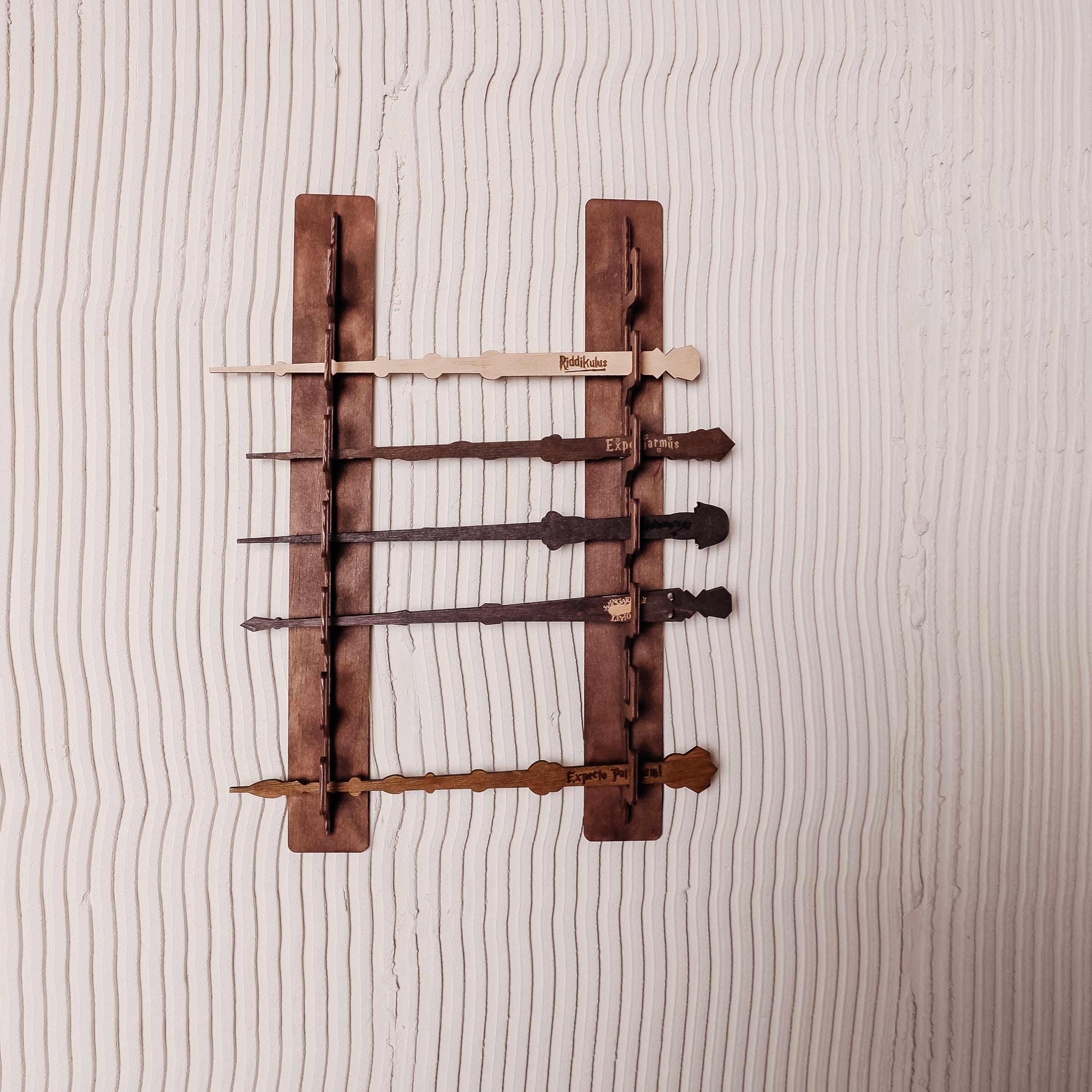 Wand Display Wall Mount, Wand Holder Stand, Wand Display Stand Wood ...