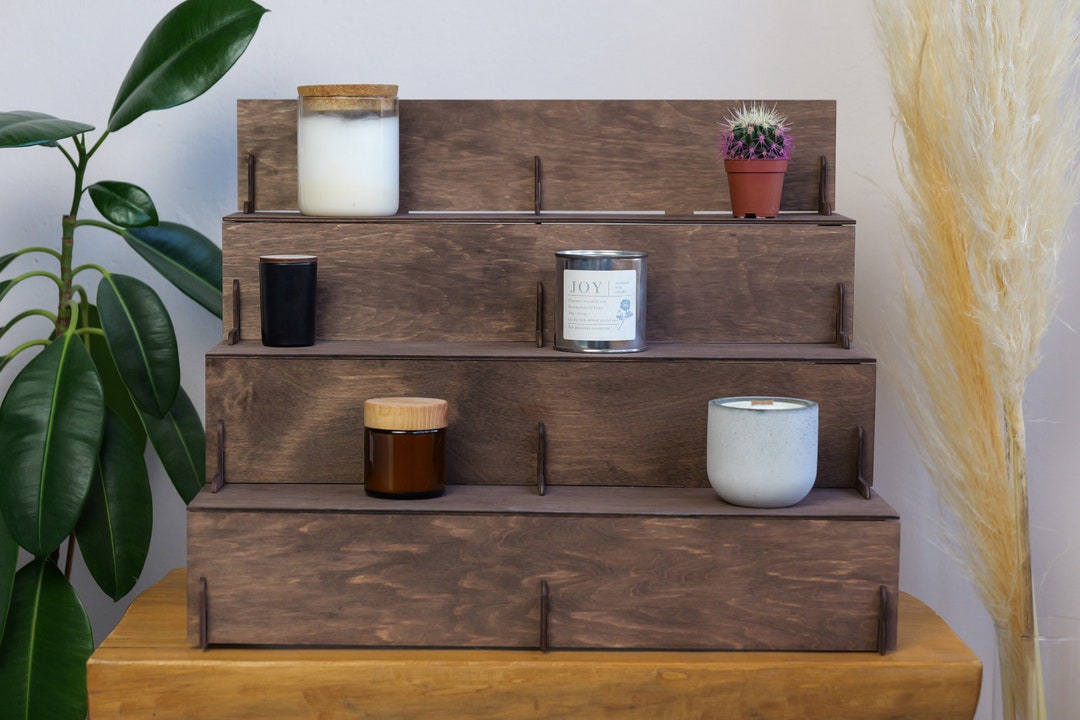 Market Showcase, Wood Display Stand, Portable Retail Display Stand ...