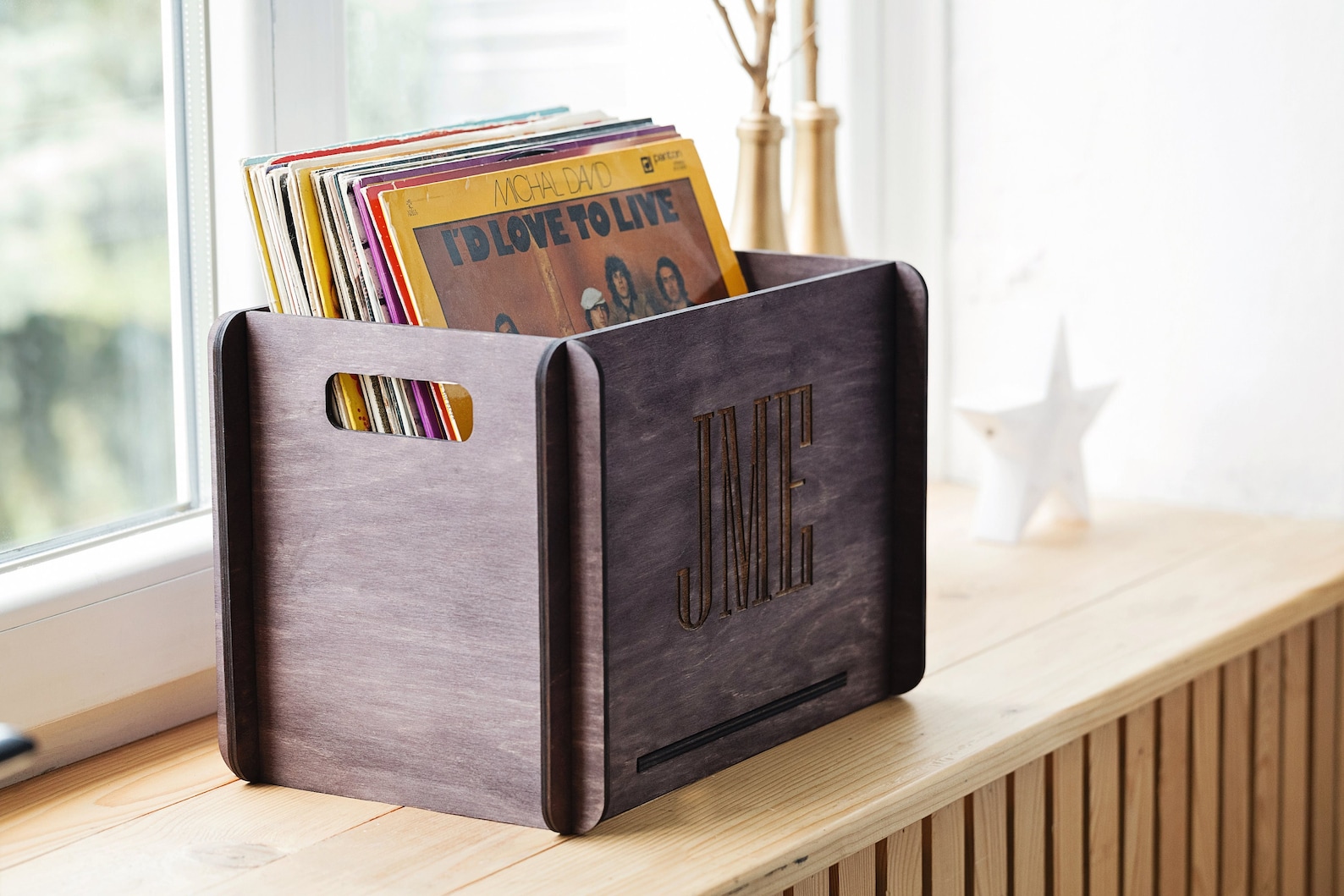 Record Storage Crate Record Storage Box Vinyl Record Storage - Etsy