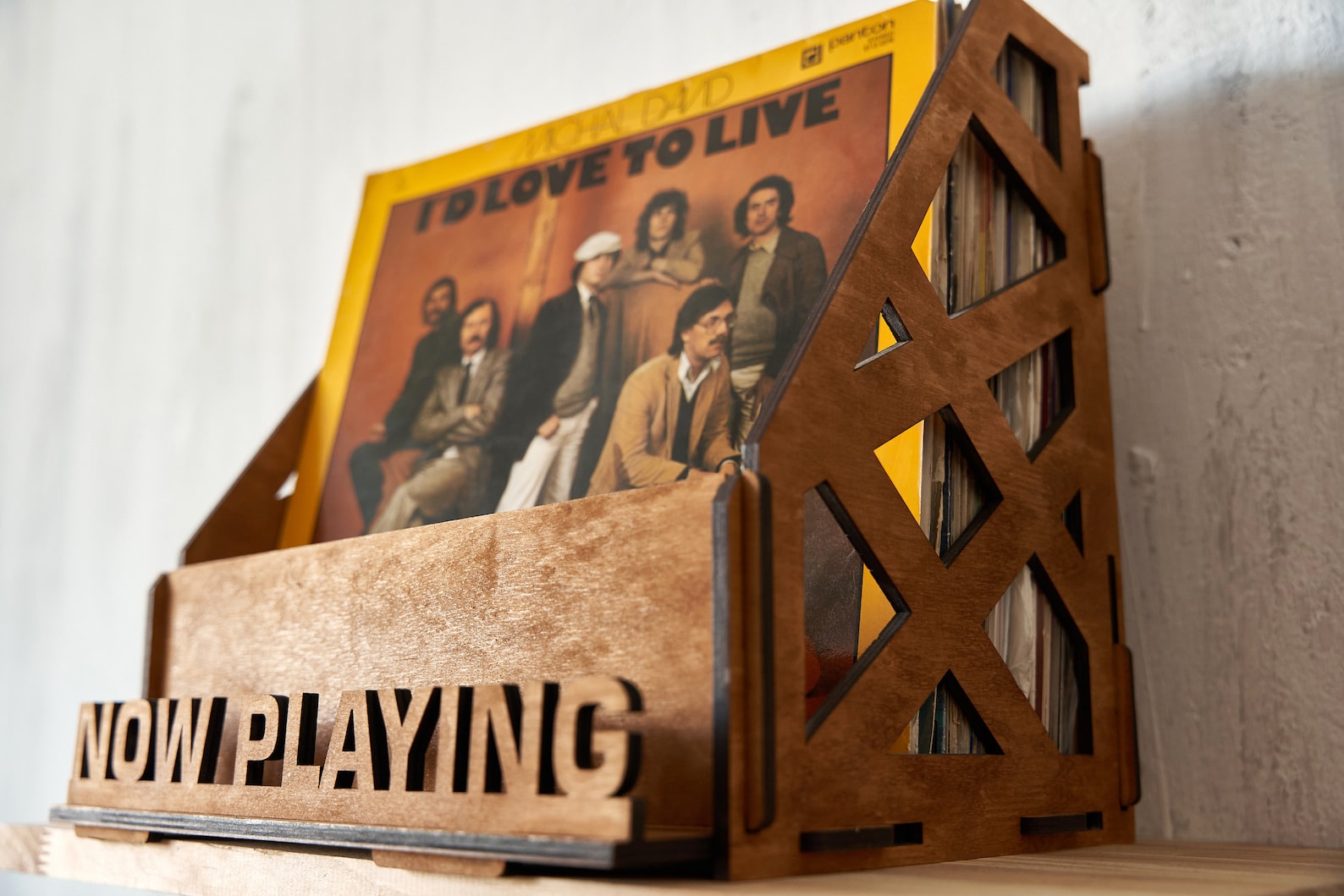 Now Playing Record Holder Record Holder Stand Vinyl Record - Etsy