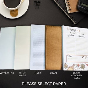 Custom Recipe Book, Blank Cook Journal, Personalized Cooking Lover Gift ...