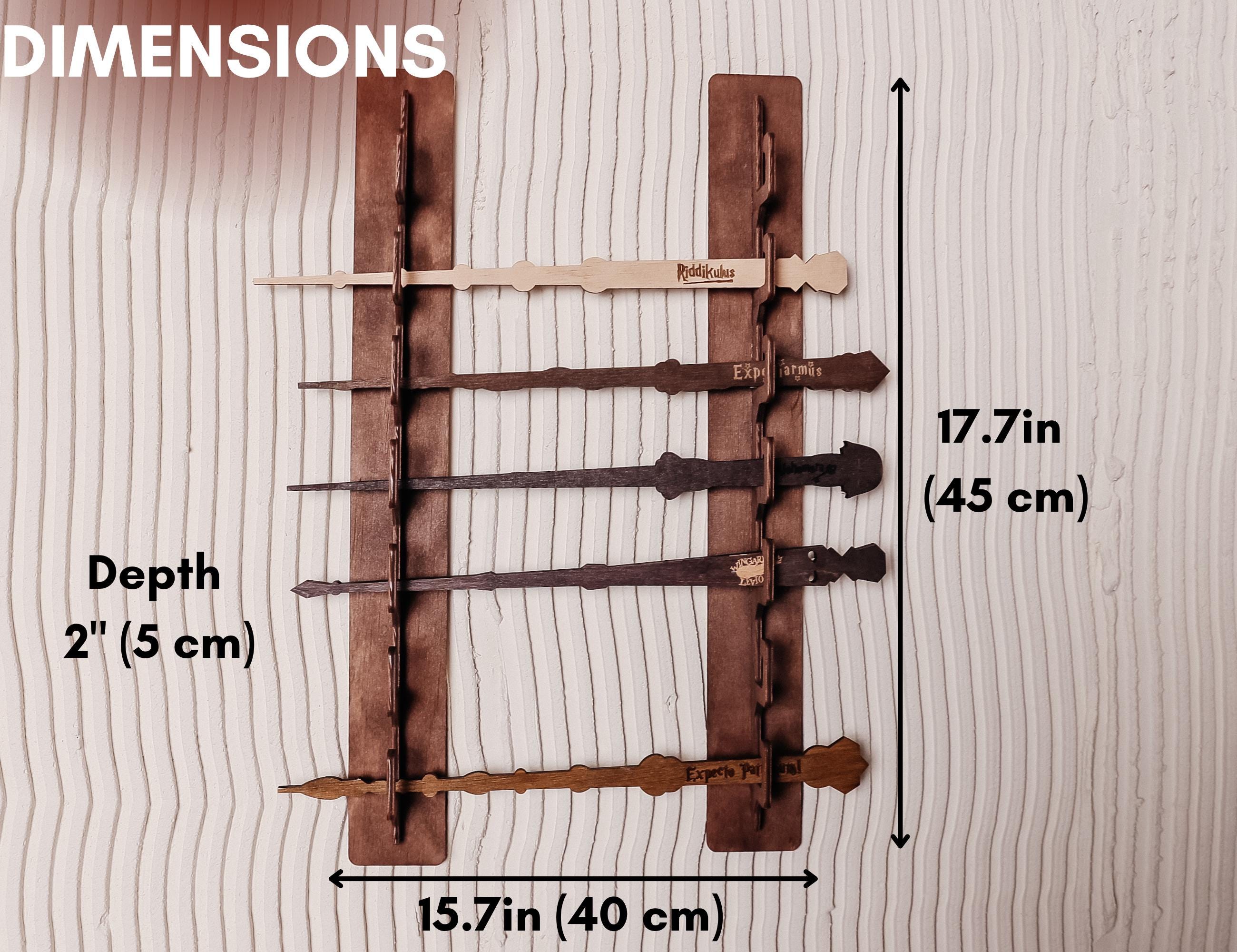 Wand Display Wall Mount, Wand Holder Stand, Wand Display Stand Wood ...