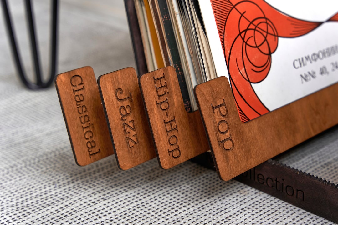 Vinyl Record Divider, Genre Dividers for Vinyl Records, LP Record ...