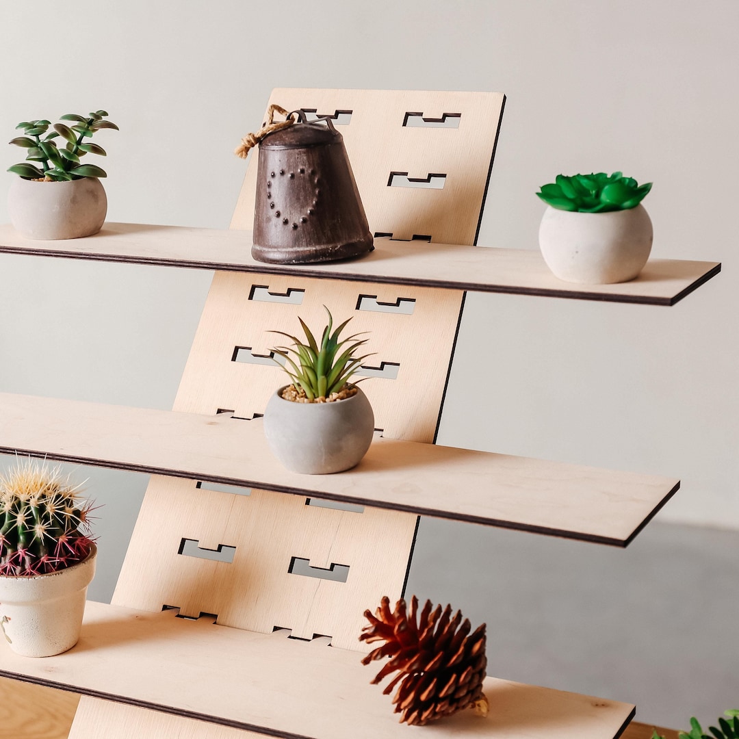 Wood Tiered Stand, Retail Display Rack, Wood Table Display Shelves ...