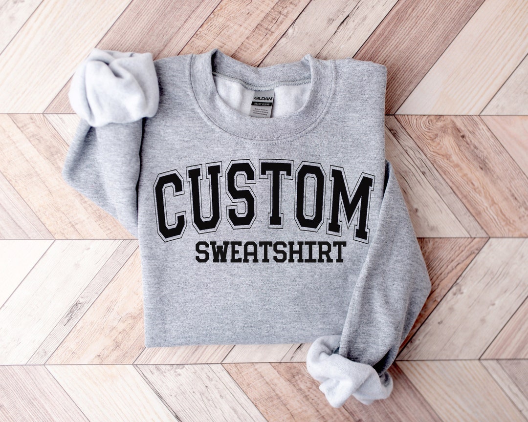 Custom Text Shirt,tanktop,hoodie ,sweatshirt: Personalized College ...