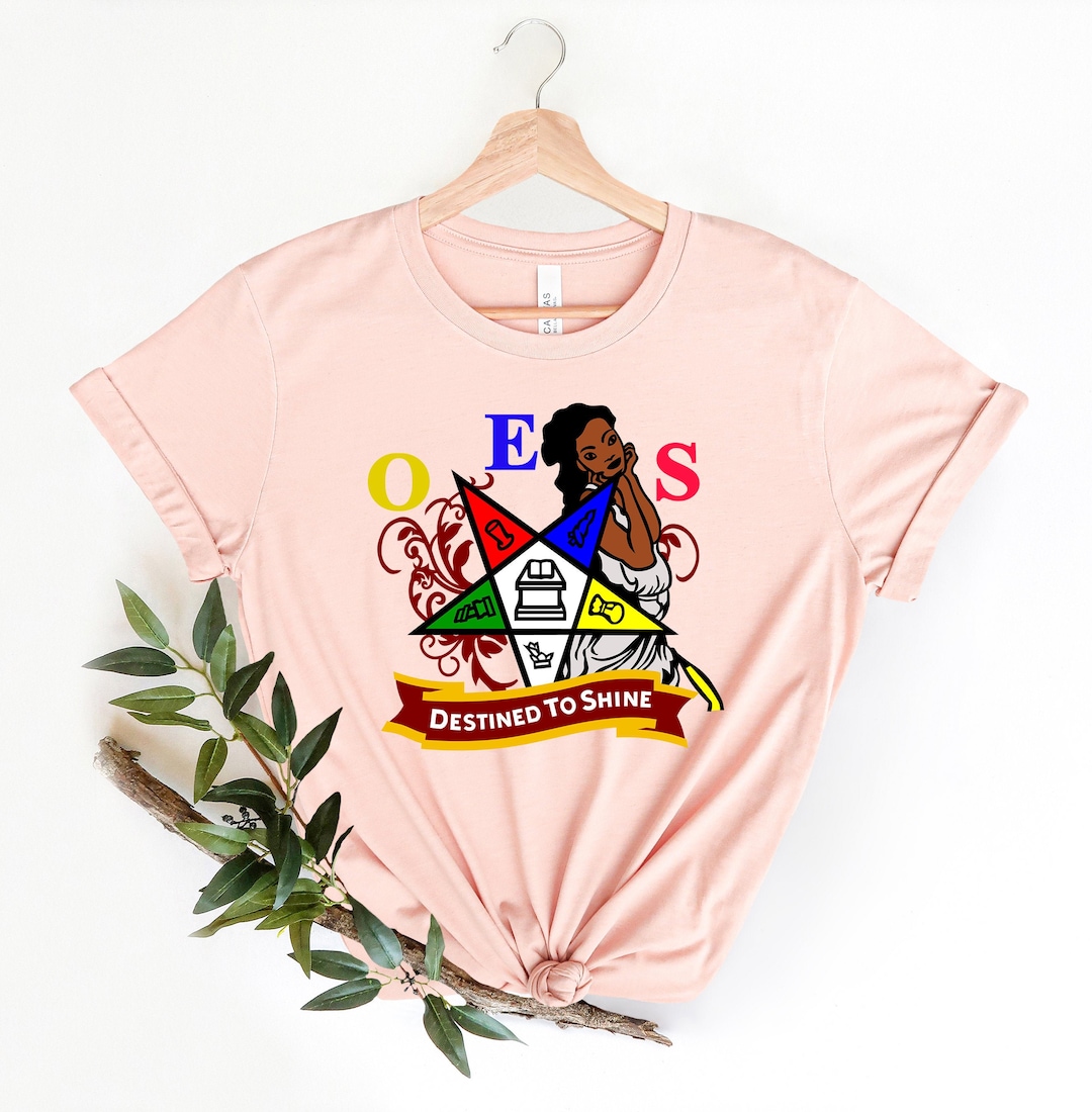 OES Destined to Shine Shirt, Order of the Eastern Star Shirt, Gift for ...