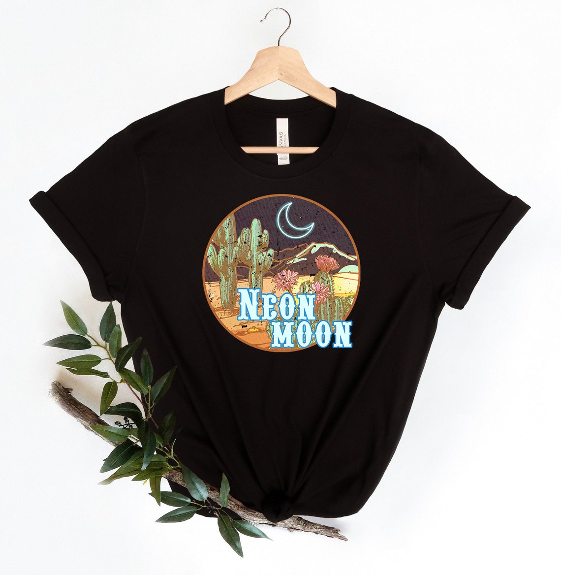 Neon Moon Tee Neon Moon Shirt Country Music Tee Country | Etsy