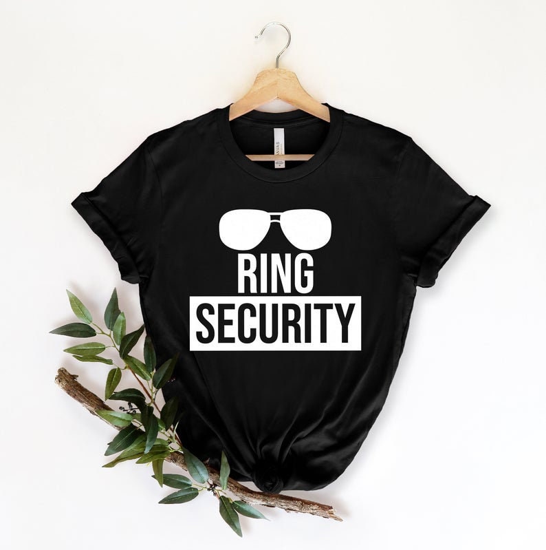 Ring Security Shirt Ring Security Boys Shirt Bridal Party | Etsy