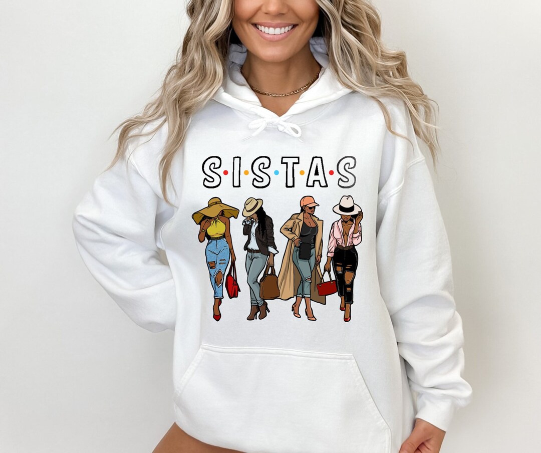 Sistas Sweatshirt, Sisters Love Sweatshirt,valentine's Day Best Friend ...