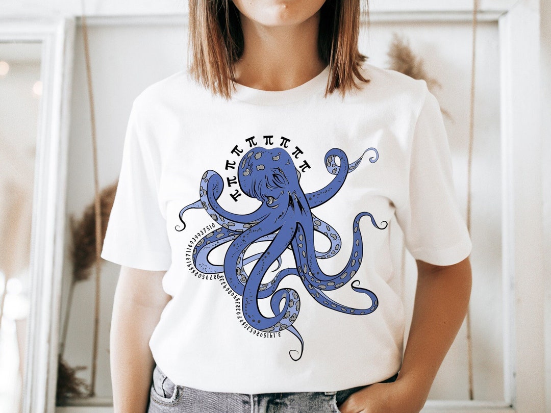 Funny Pi Day Shirt, Octo Pi Shirt,math Teacher Funny Shirt, Octopus ...