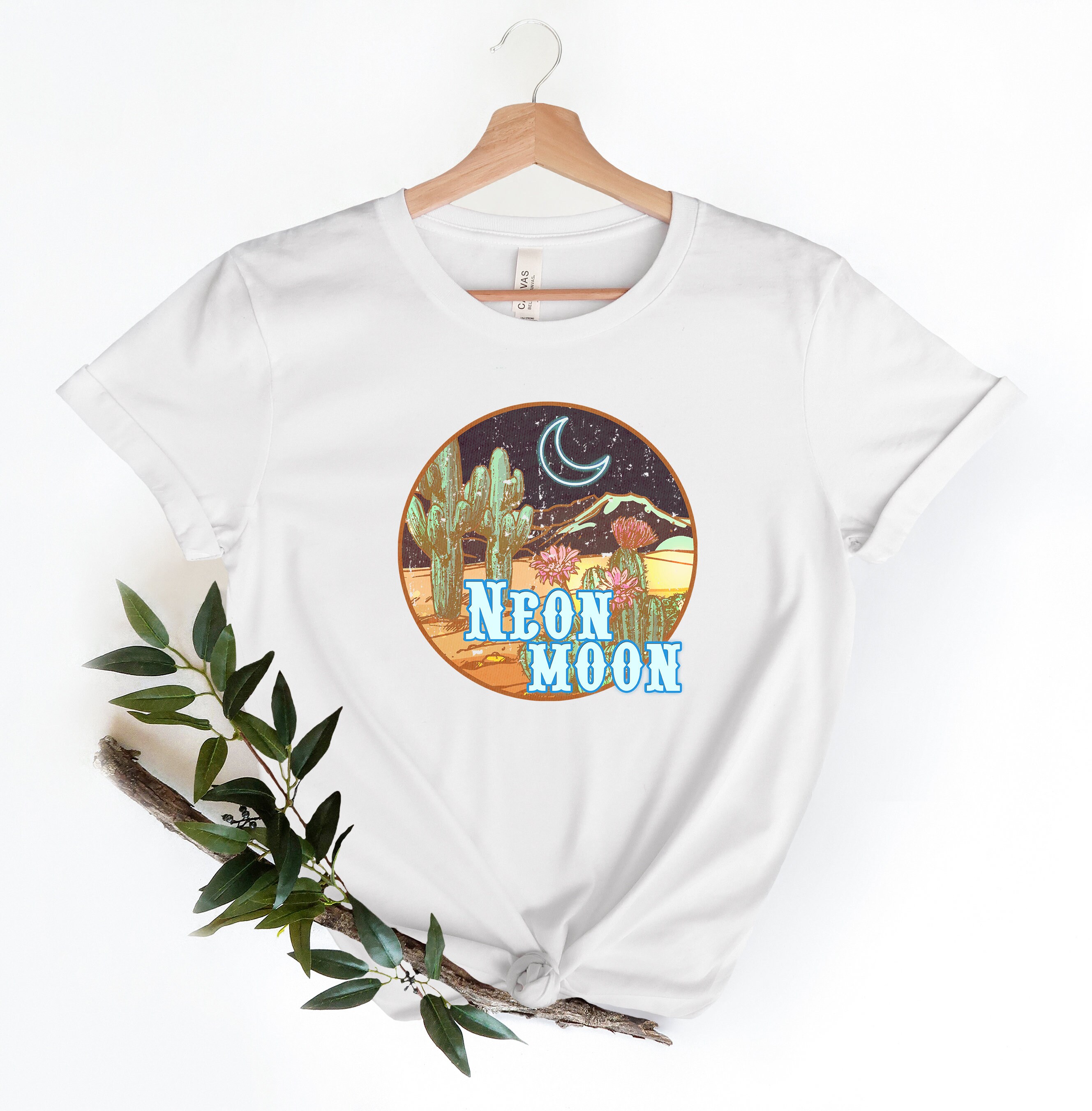Neon Moon Tee Neon Moon Shirt Country Music Tee Country - Etsy