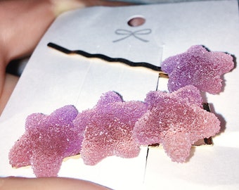 Candy Hair Clips | Etsy