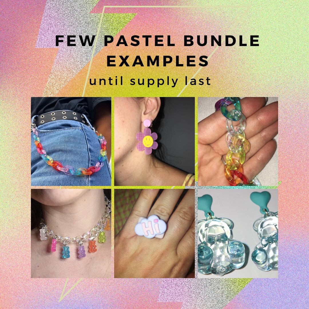 Acrylic 90’s and Y2K Jewelry Bundle Boxes - Etsy