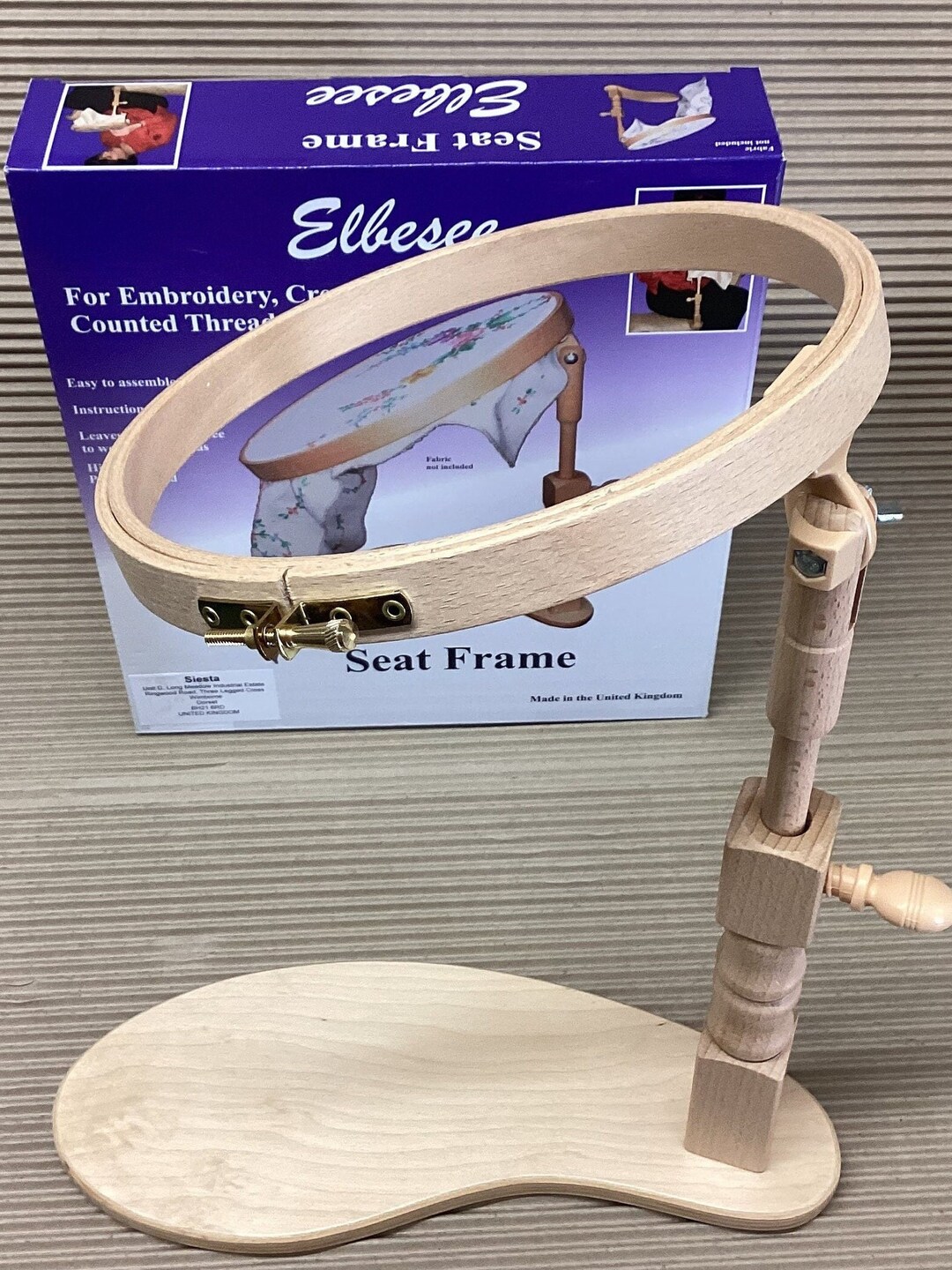 Embroidery Seat Stand With 10 " Hoop - Etsy