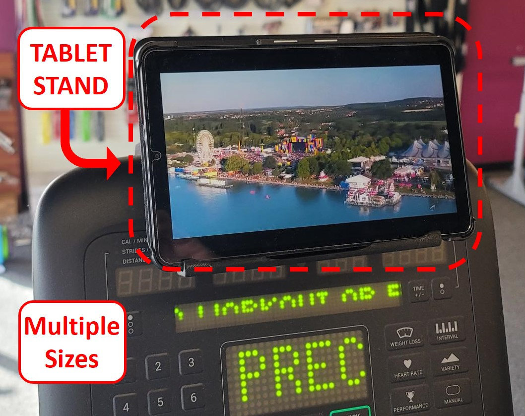 Treadmill Tablet Stand – Slip-over Design, Gym Fitness Mount - 25 Sizes ...
