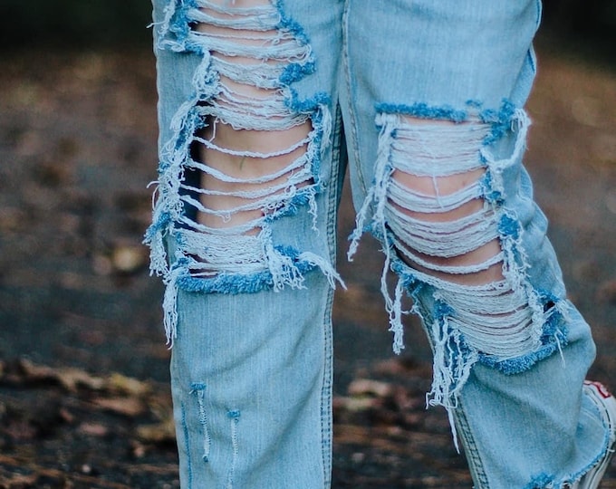 Toddler Ripped Jeans, Kids Distressed Jeans, Baby Ripped Jeans Darby ...