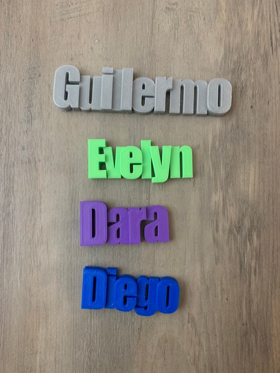 Custom Name Magnet Personalized Name Magnet Family Custom | Etsy