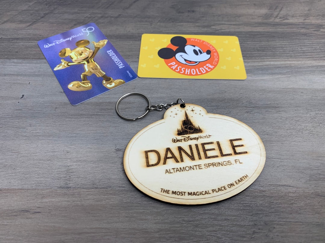 Disney Cast Member Name Custom, Disney Keychain Personalized ...