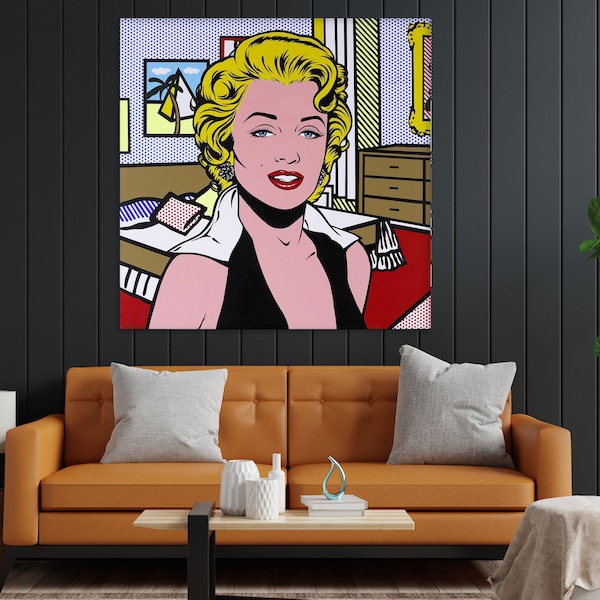 Large Marilyn Monroe Art - Etsy
