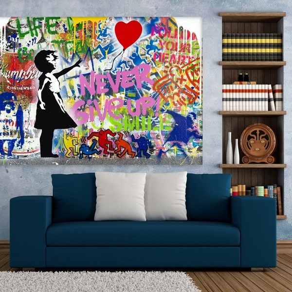 Banksy Graffiti Street Art - Etsy