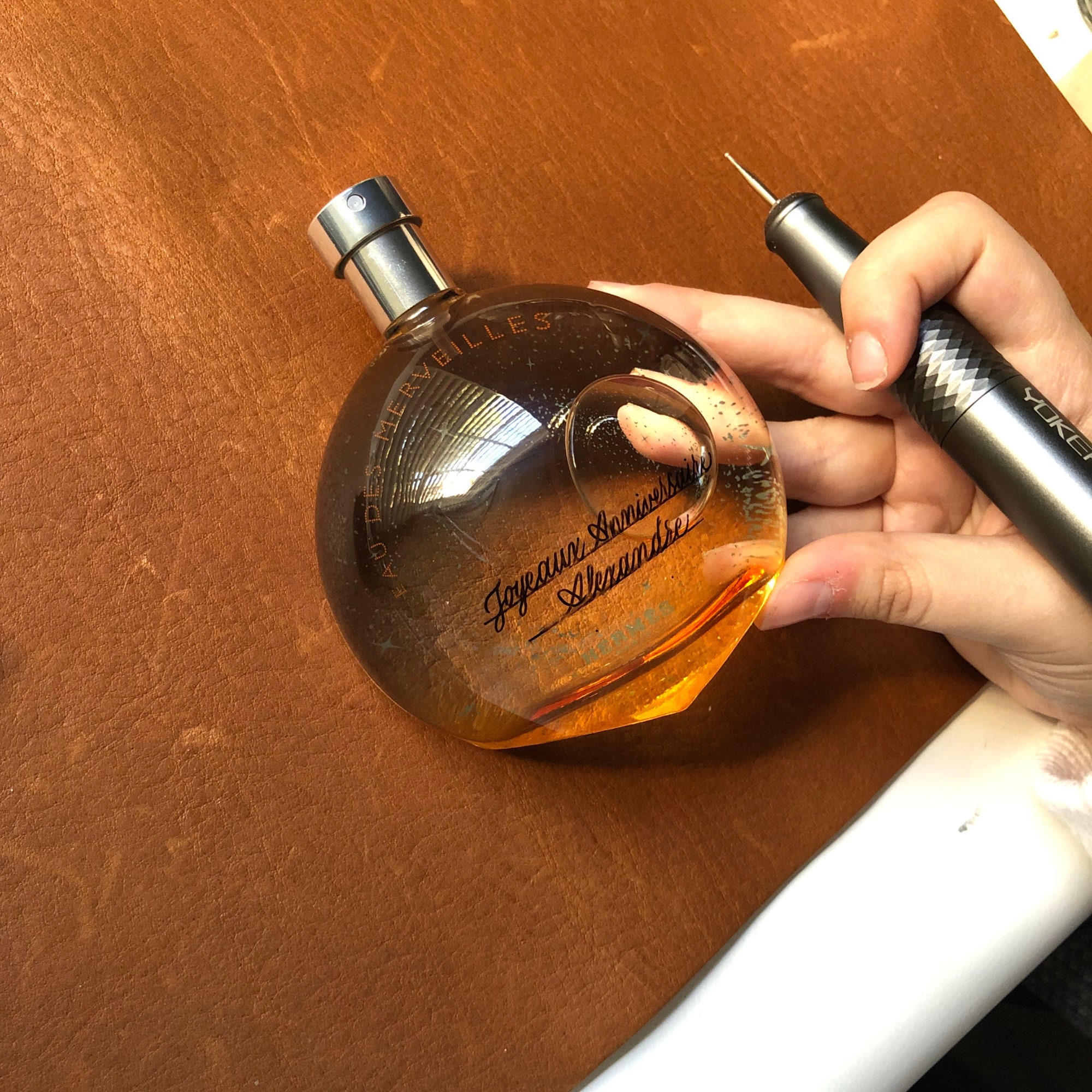 Perfume Engraving Fragrance Engraving, Anniversary Gift, Personalized ...