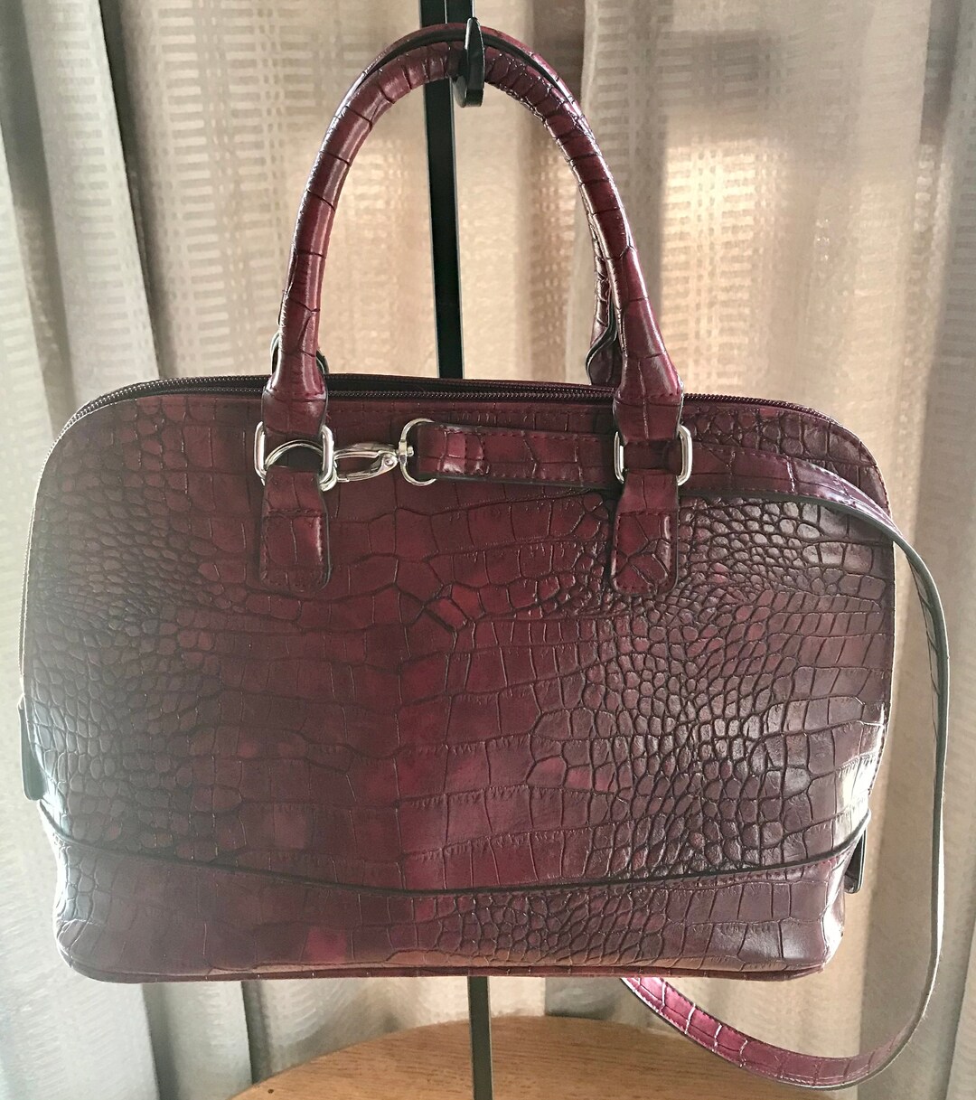 Bueno Alligator Red Purse - Etsy
