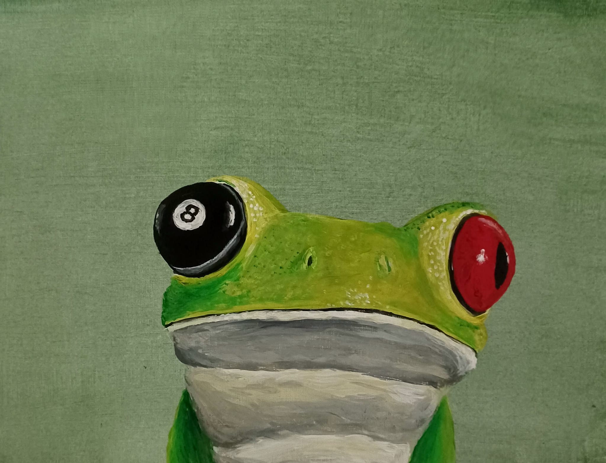 8 Ball Frog - Etsy