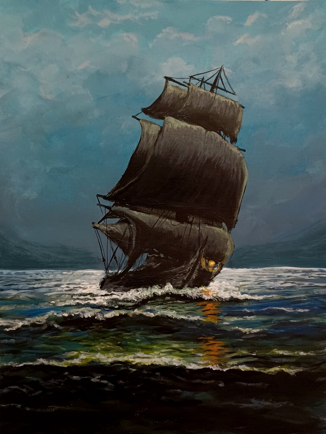 Sailing Under a Starless Sky - Etsy