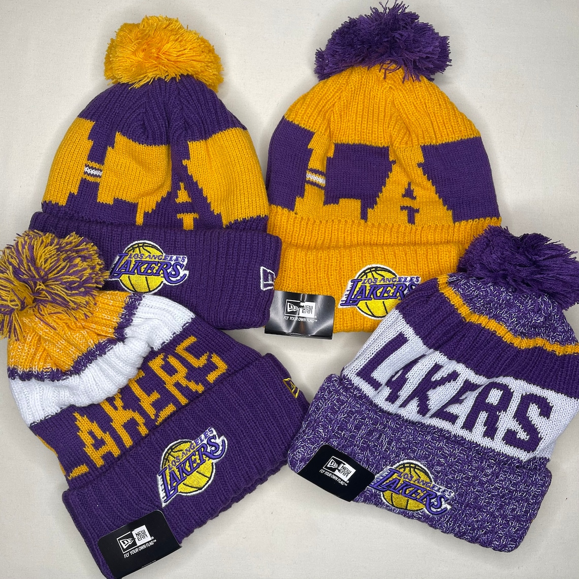 NBA Los Angeles Lakers beanie hat | Etsy