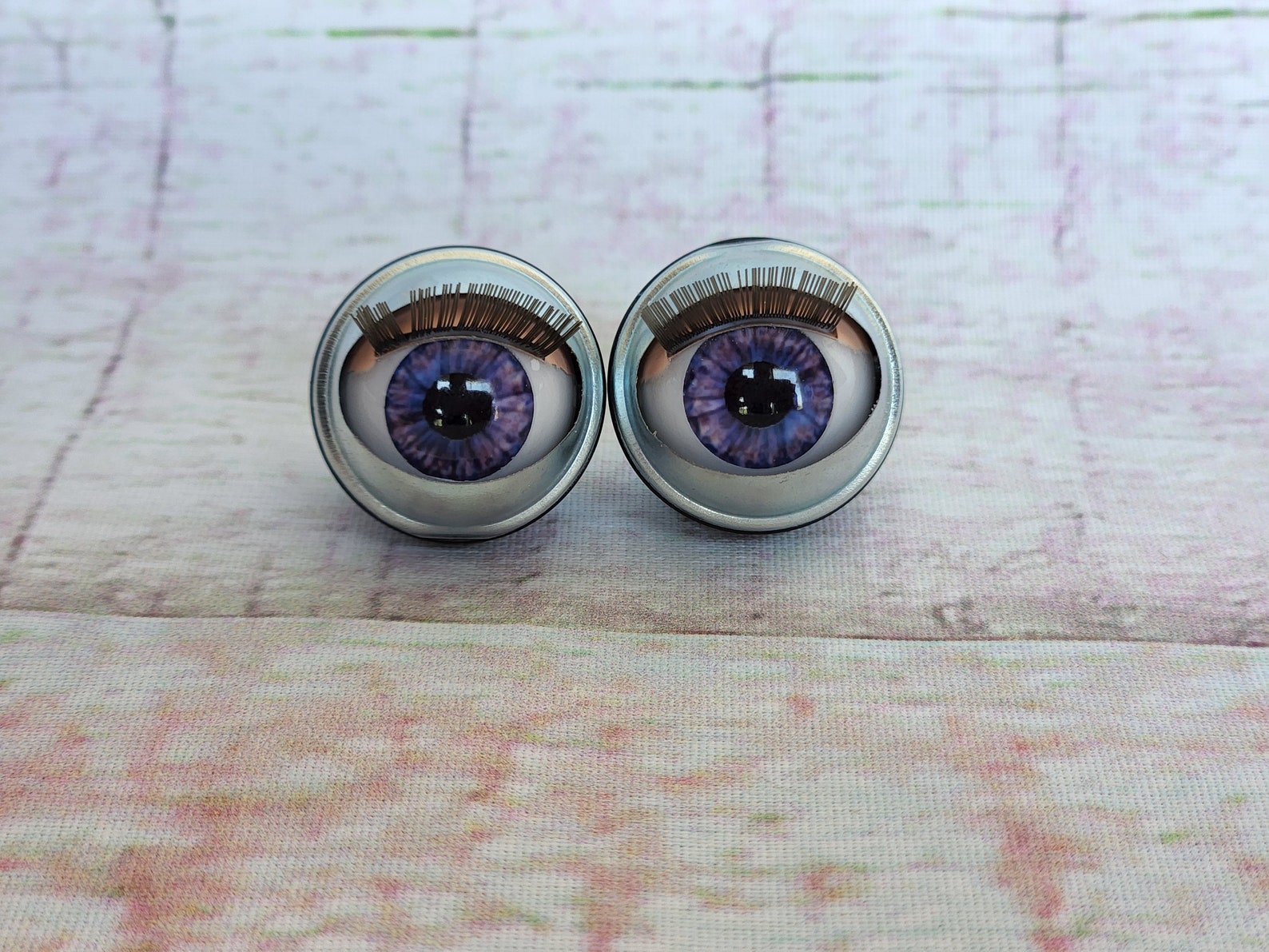 Custom Luxury Blinking Doll Eyes 16mm, Fits Most 18 Inch Dolls American ...