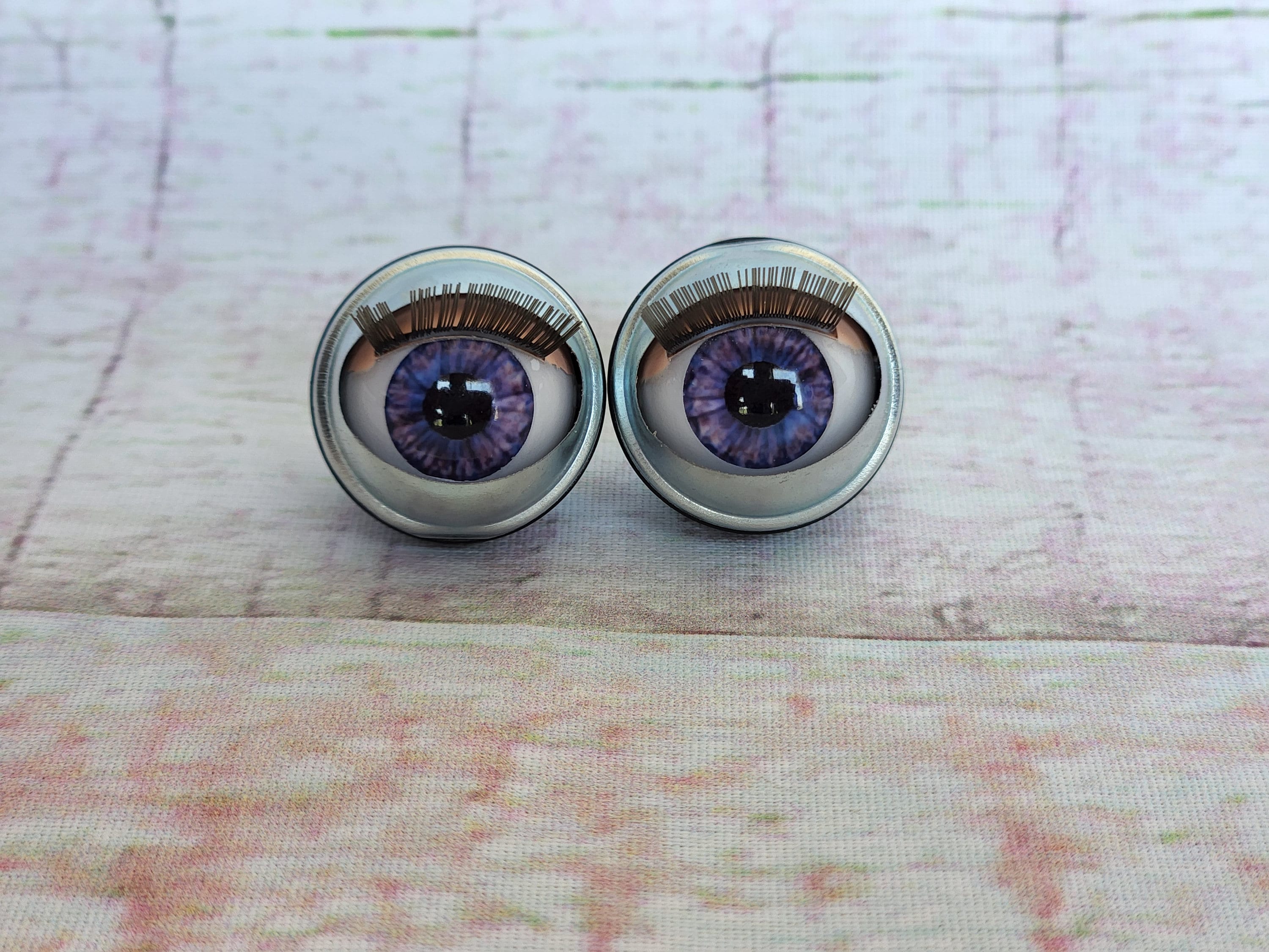 Custom Luxury Blinking Doll Eyes 16mm, Fits Most 18 Inch Dolls American ...