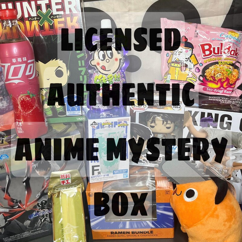 Anime Figurines Mystery Box - Etsy