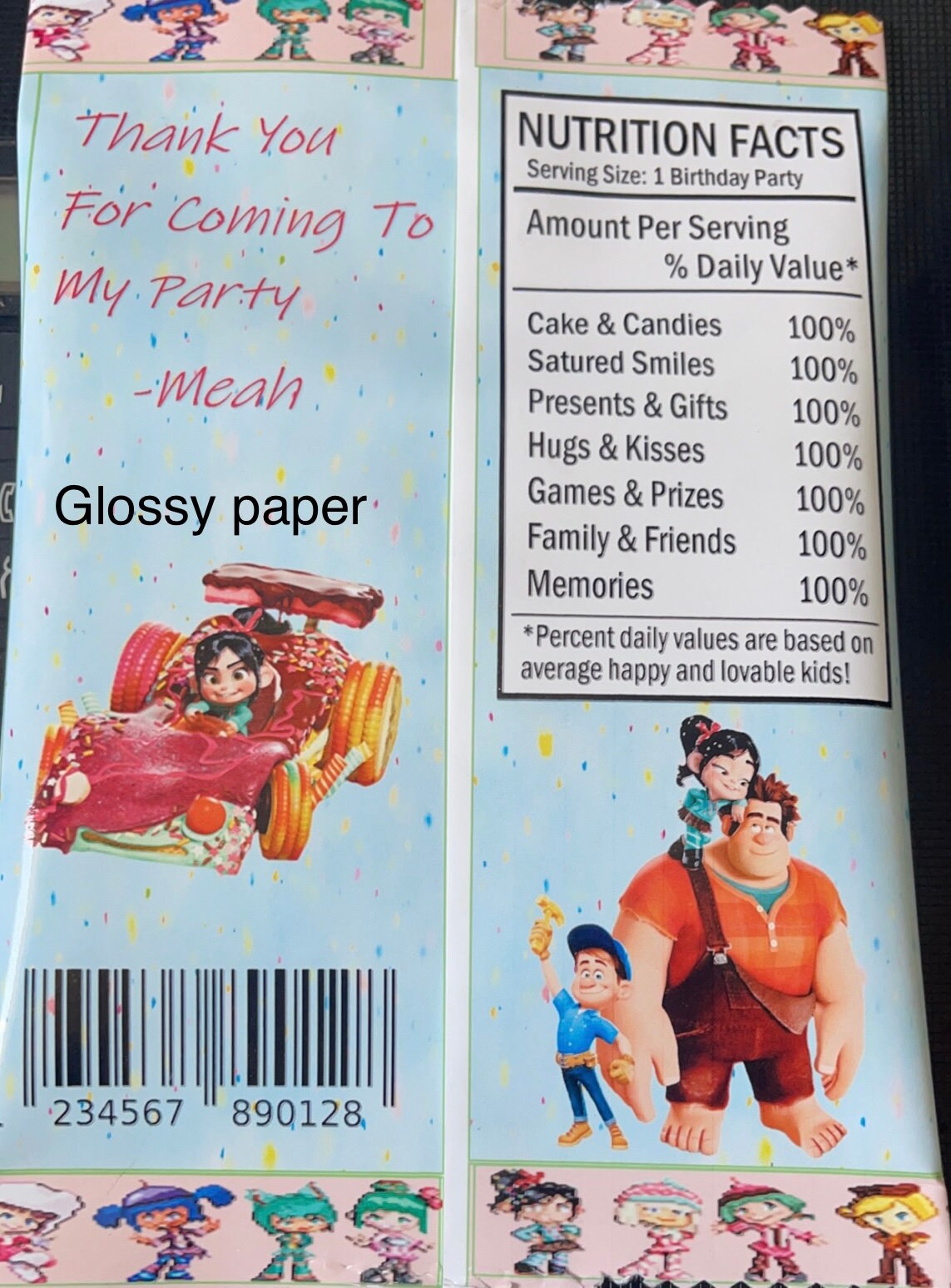 Wreck It Ralph Chip Bags - Etsy