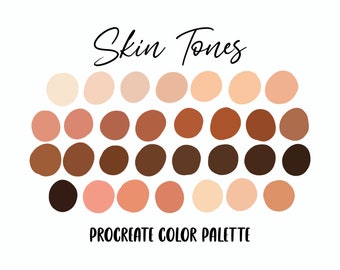 Skin Color Palette - Etsy