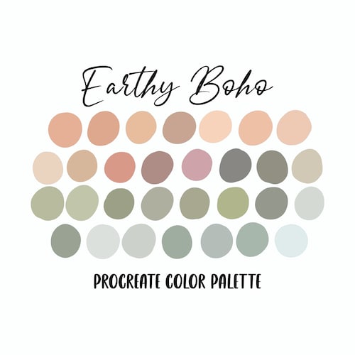 Procreate Color Palette Pastel Procreate Swatches Ipad Etsy
