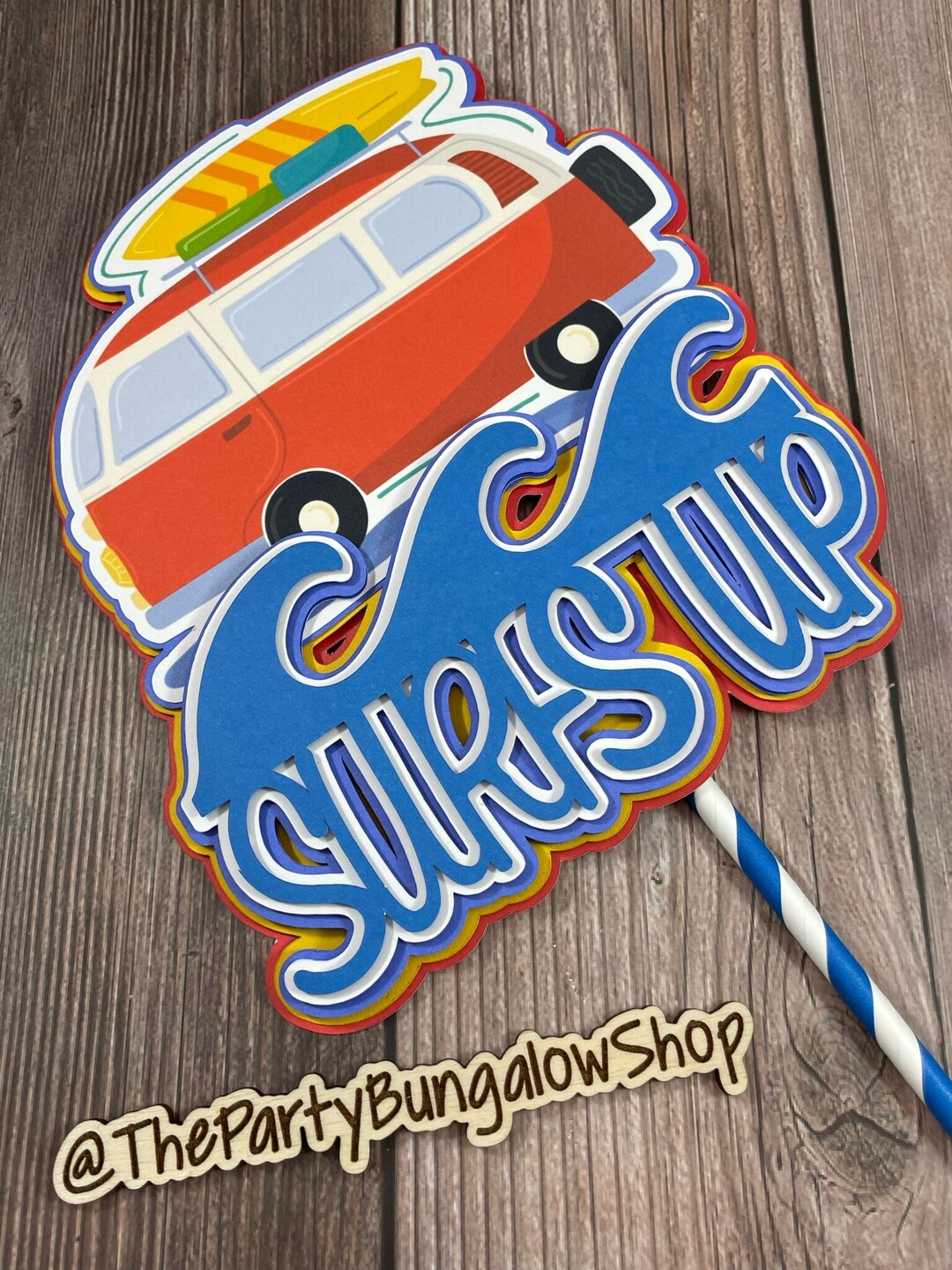 Surfing Cake Topper, Beach Centerpiece, Beach Birthday Party, Surfs up ...