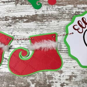 Elf Banner Christmas Elf Banner Elf on the Shelf Banner - Etsy