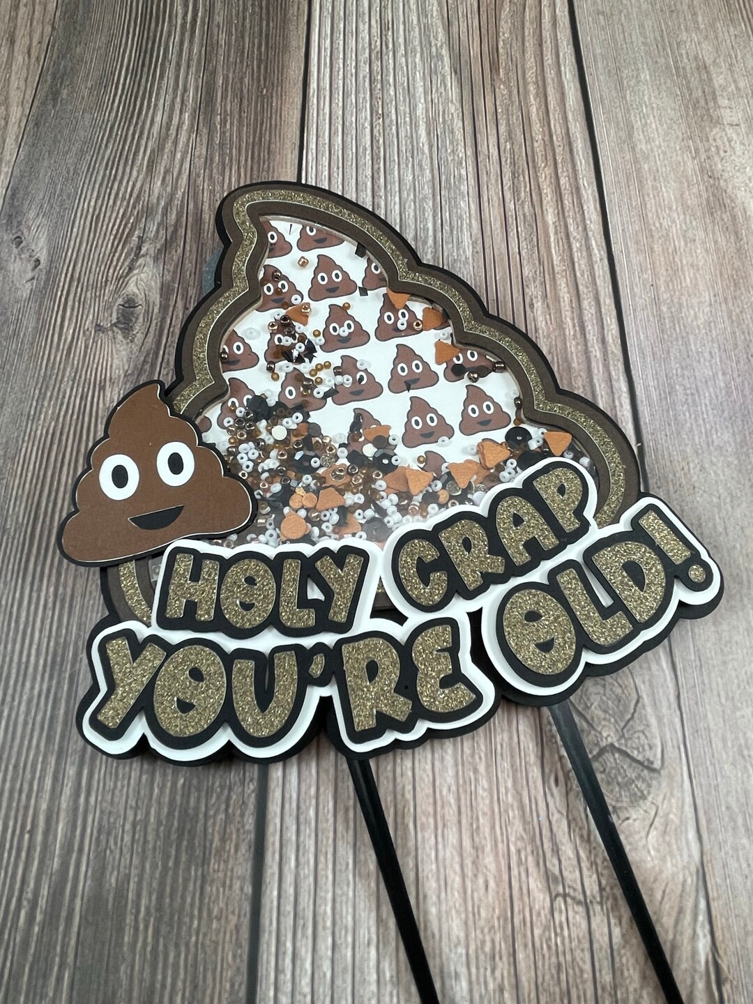 Poop Cake Topper, Poop Centerpiece, 50th Birthday Party, First Birthday ...