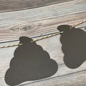 Poop Emoji Garland, Poop Happy Birthday Banner, Party Pooper - Etsy