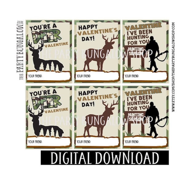 Hunting Cards - Etsy