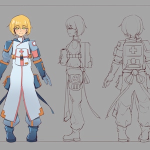 Custom Character Reference Sheet Art Commission - Etsy UK