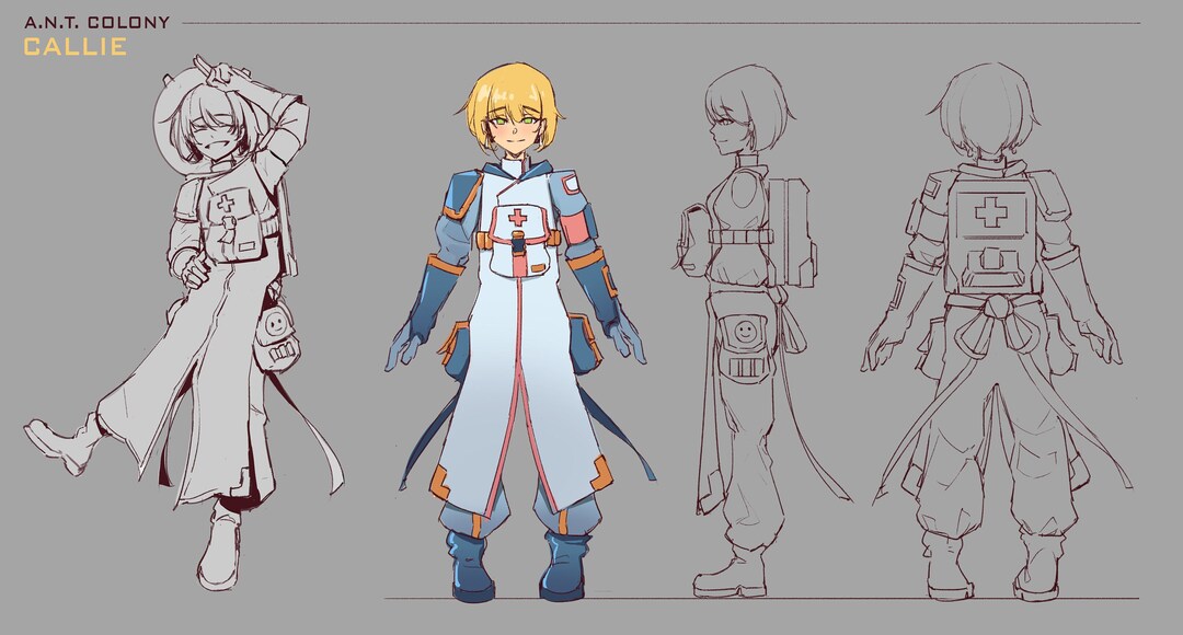 Custom Character Reference Sheet Art Commission - Etsy