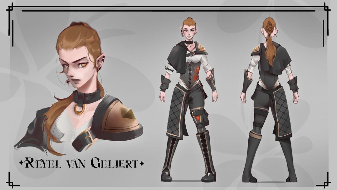 Custom Character Reference Sheet Art Commission - Etsy