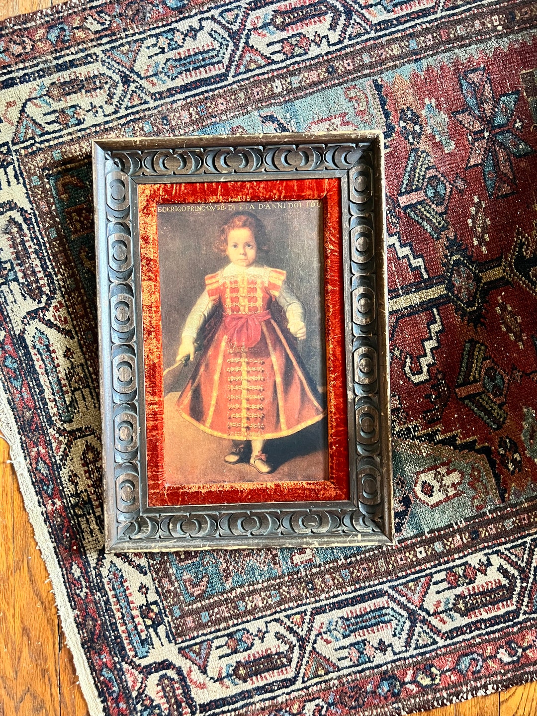 Framed Baroque Portrait of Federico Ubaldo Della Rovere 1607 - Etsy